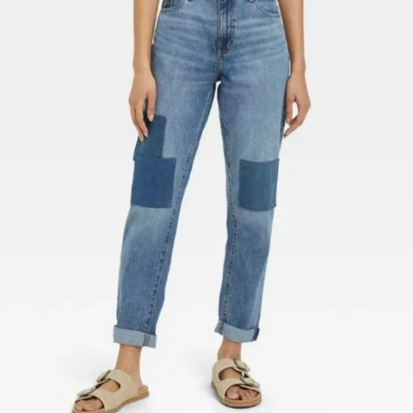 Universal Thread | Jeans | Universal Thread Nwt Womens Blue Patchwork ...